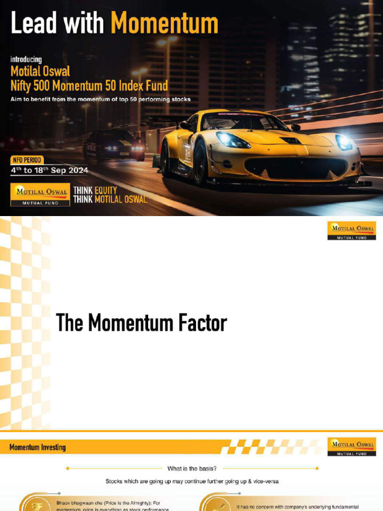 Nifty 500 Momentum 50 Insights | PDF | Investing | Volatility (Finance)
