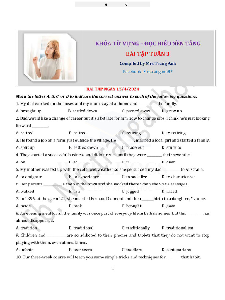 (TVCB) Bai Tap Tuan 3 | PDF