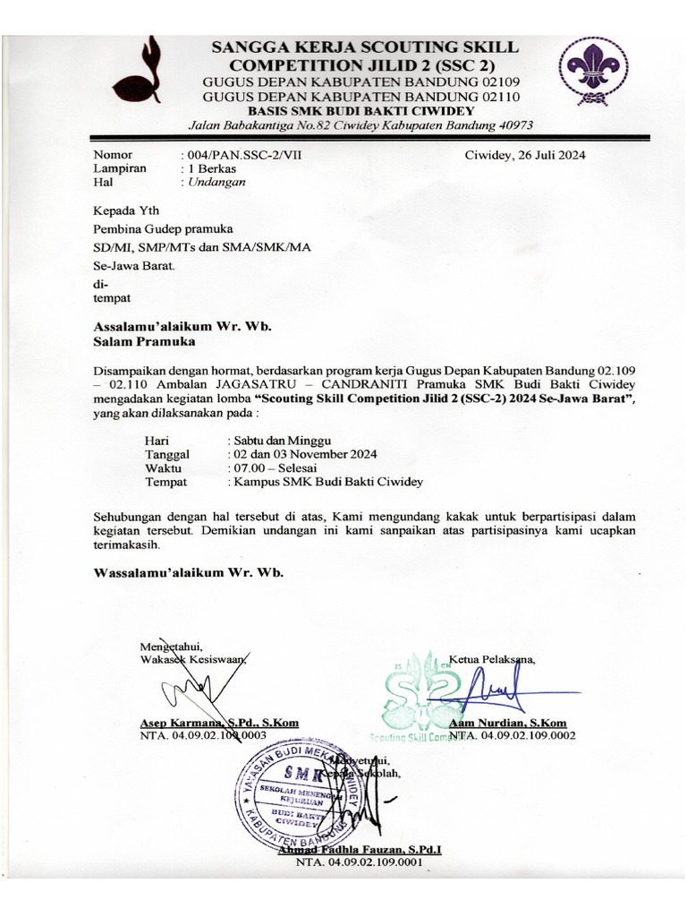 Juknis SSC 2-2 | PDF