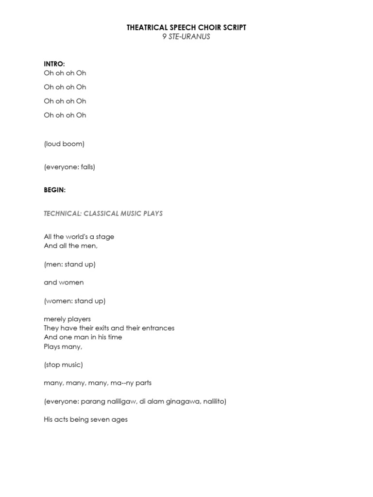 The 7 Ages of Man | PDF