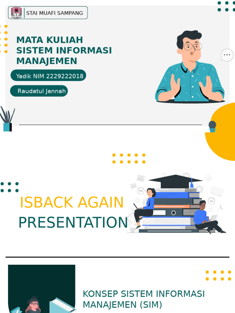 Mata Kuliah Sistem Informasi Manajemen: Stai Muafi Sampang | PDF