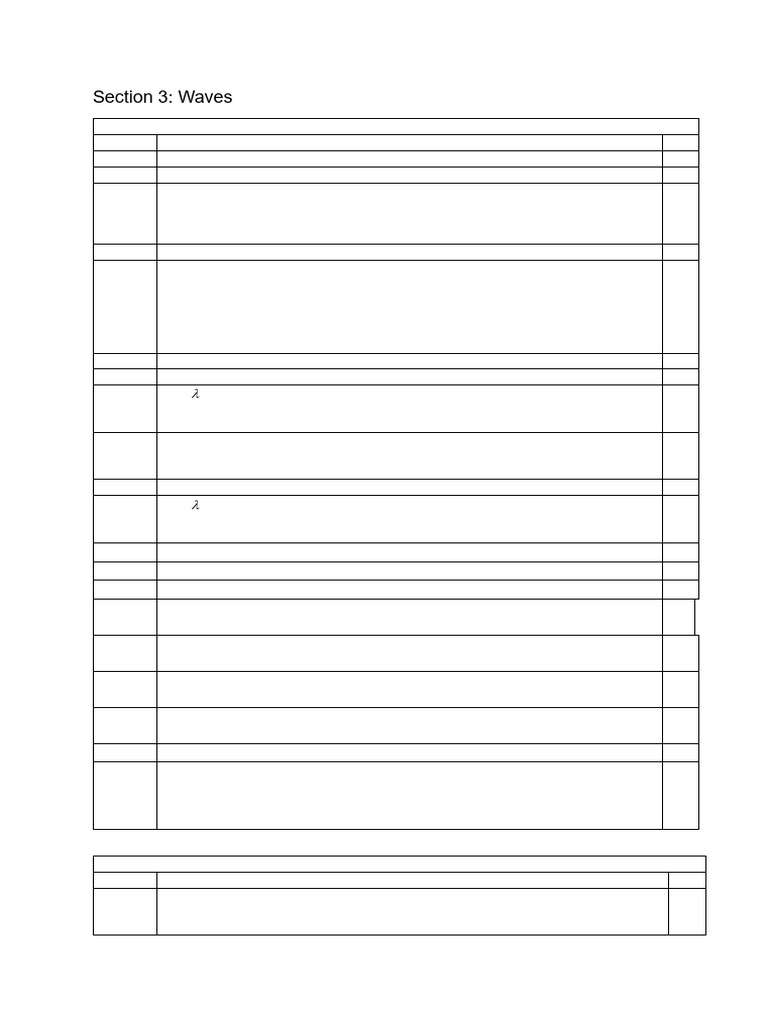 Physics WB - Section 3 Answers | PDF | Waves | Refraction