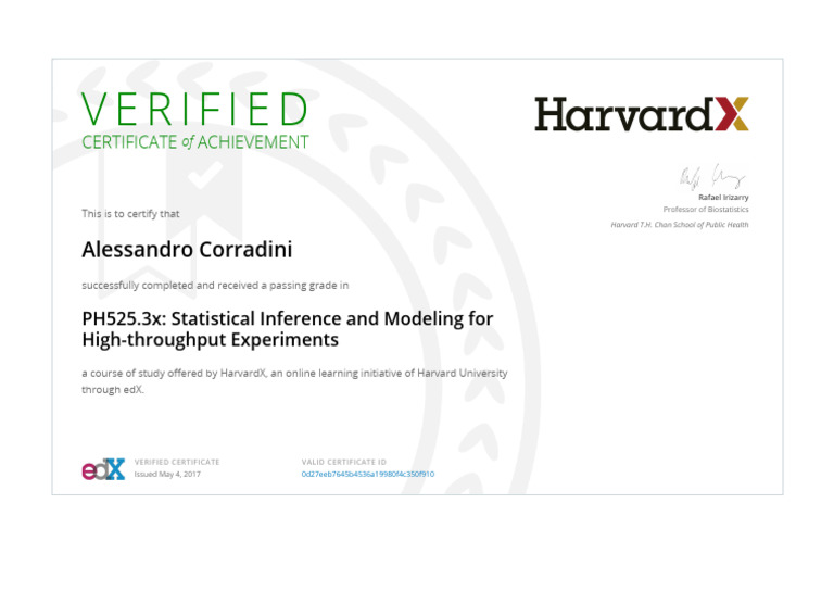 Edx - Harvard University - PH525.3x Statistical Inference and Modeling ...