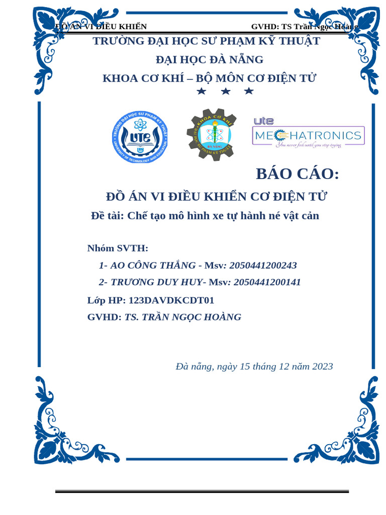 BC - Đ Án VDK | PDF