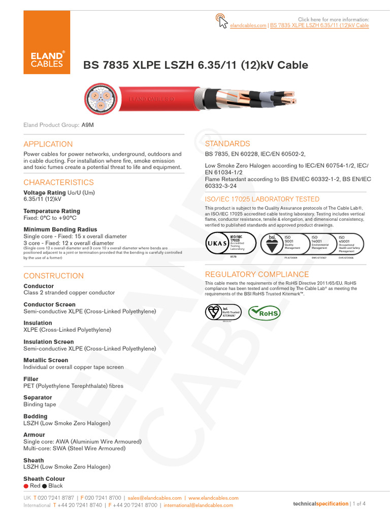 Elan Cable 001 | PDF