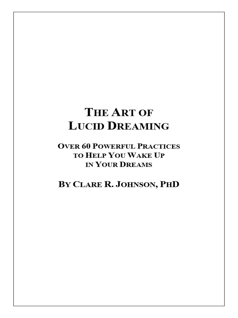 The Art of Lucid Dreaming | PDF
