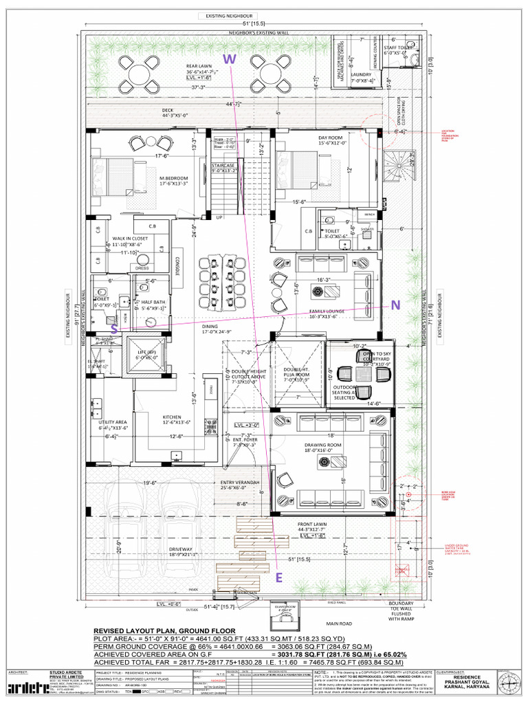 Location of Foundation & Bore Hole | PDF