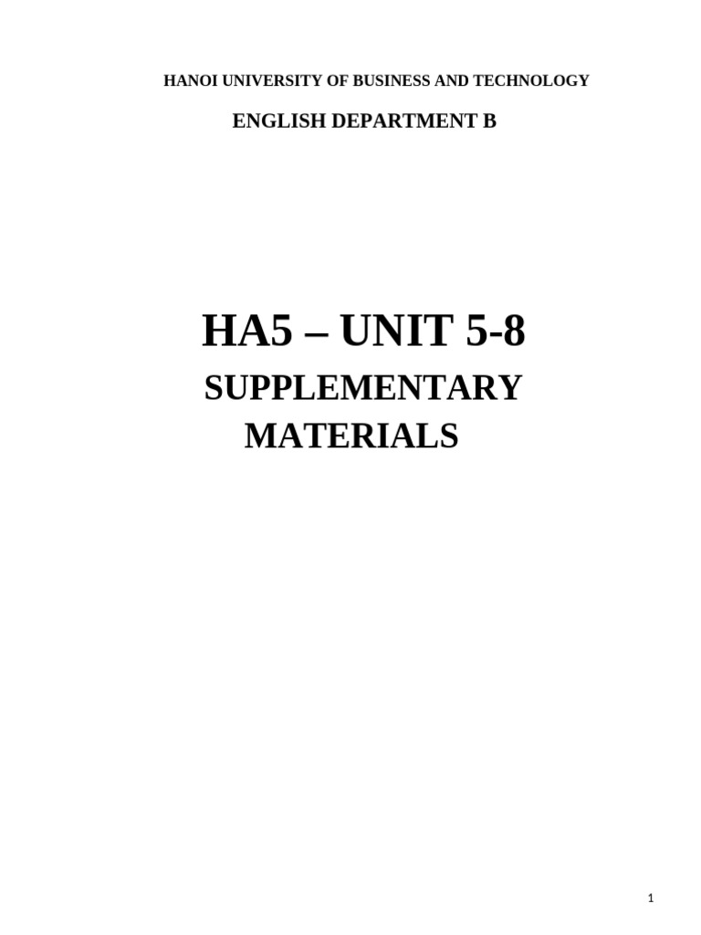 HA5 - SM - For Students | PDF
