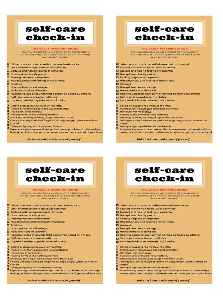 Week 7 Self Check | PDF