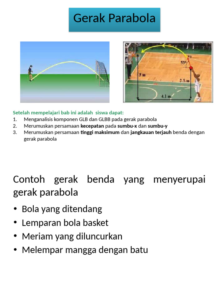 Materi Gerak Parabola dalam Fisika | PDF