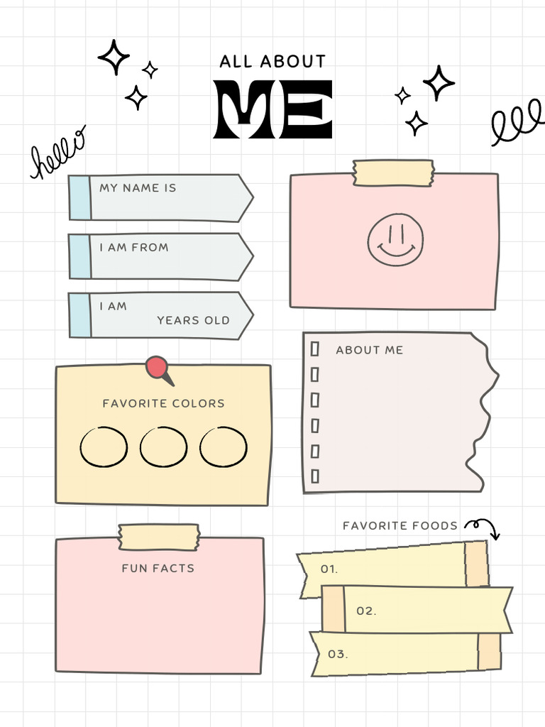 Colorful Doodle All About Me Poster - 20240917 - 135146 - 0000 | PDF ...