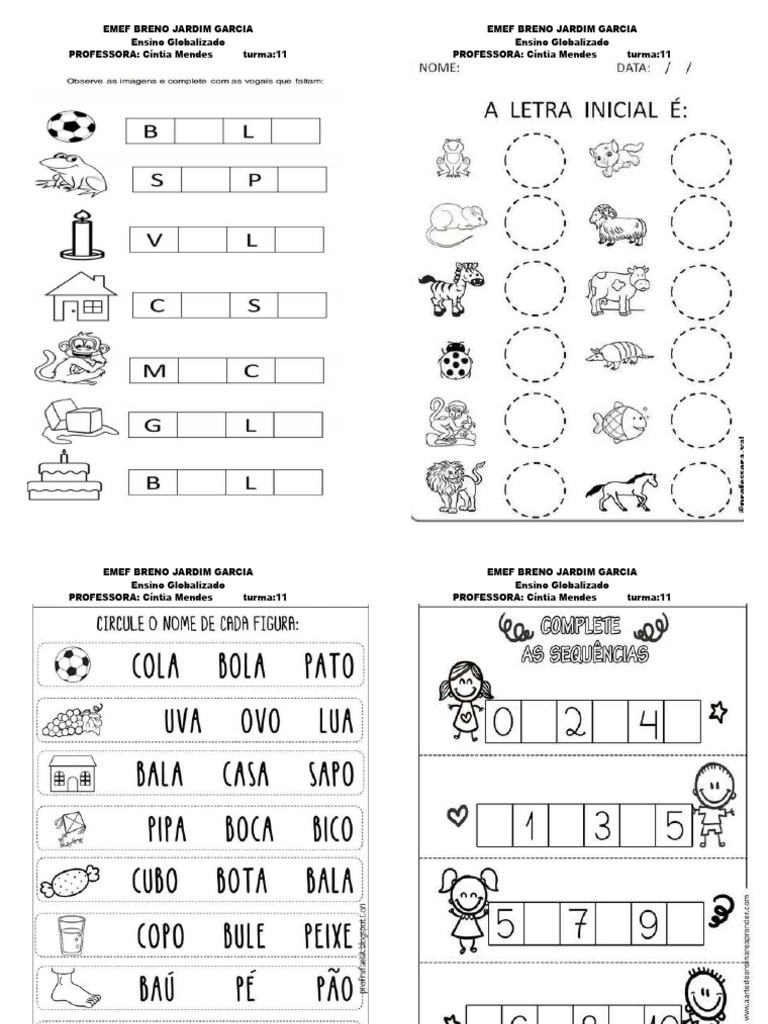 Plano de Aula Turma 11 0307 | PDF
