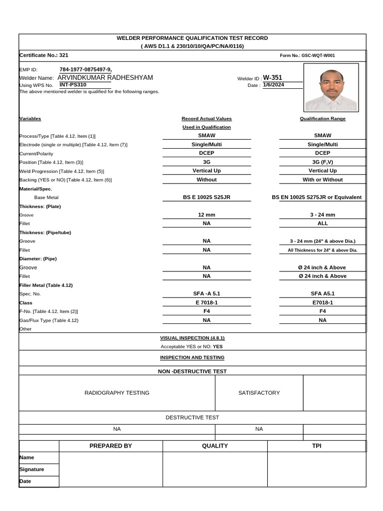 Welder Training | PDF