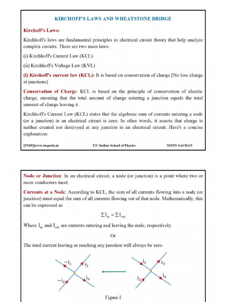 KCL&KVL COP | PDF