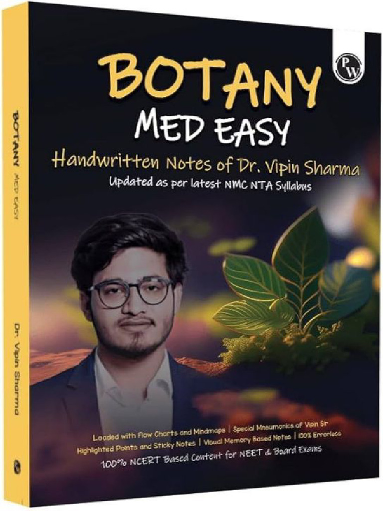 Botany Med Easy Complete Chapter | PDF