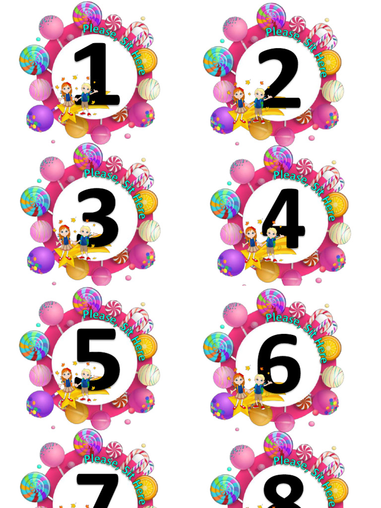 NUMBERS Candy | PDF