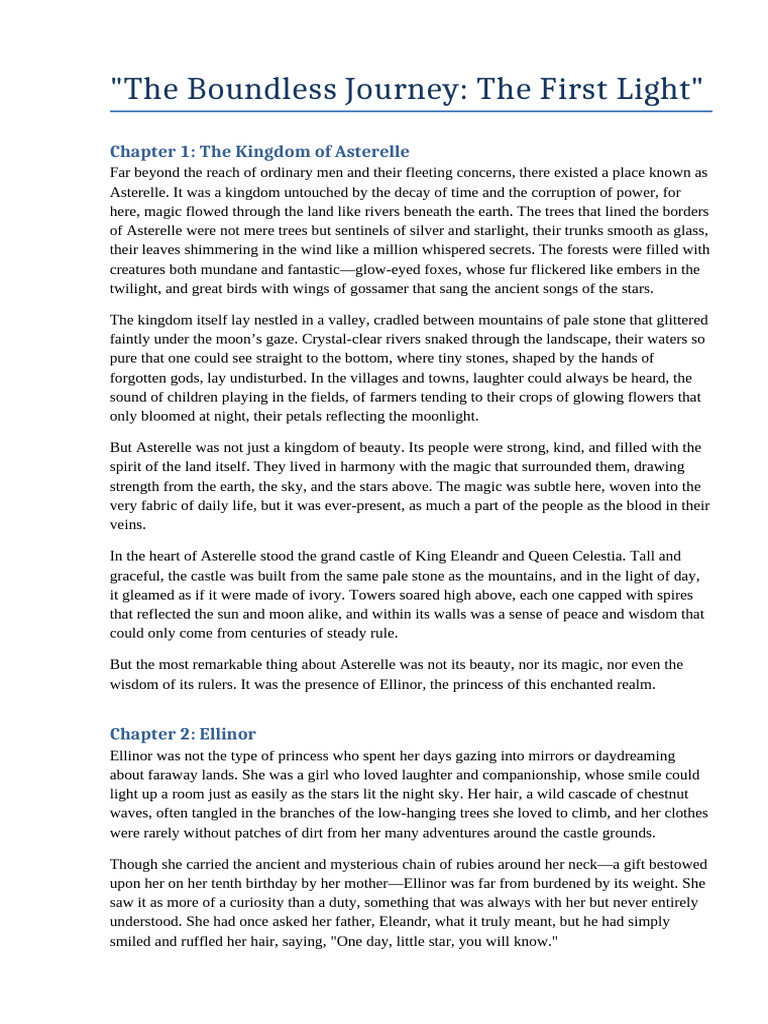 The Boundless Journey | PDF