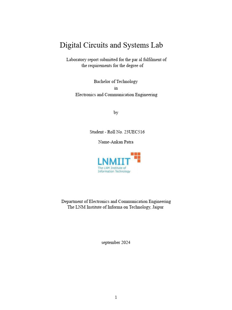 23uec516 Exp3 Dcs | PDF