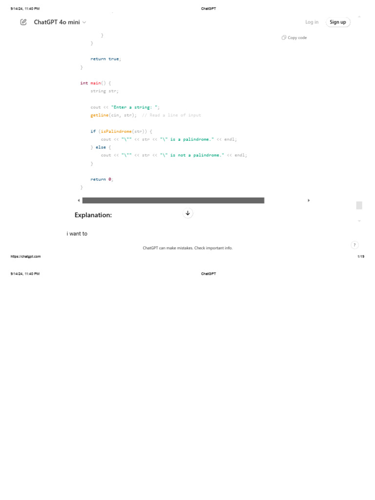 Palindrome Main | PDF