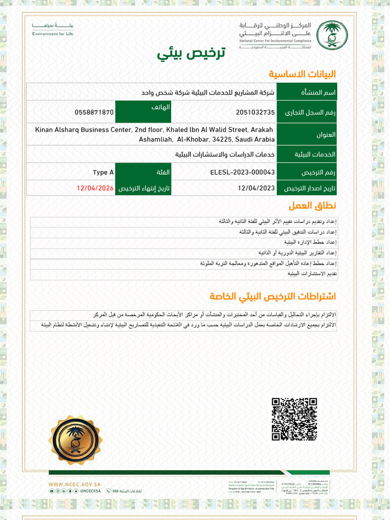 NCEC-License 12-04-2026 | PDF