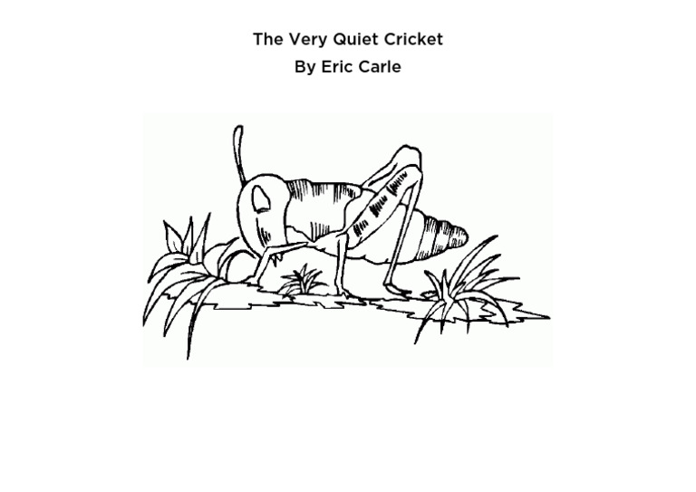 The Very Quiet Cricket | PDF