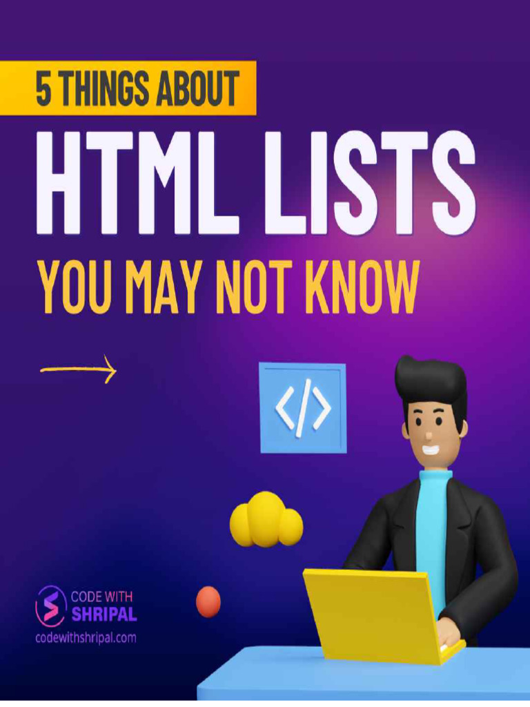 HTML List | PDF