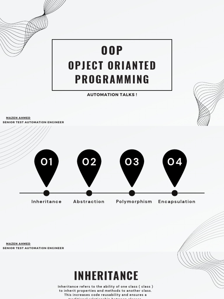 Opject Orianted Progamming | PDF