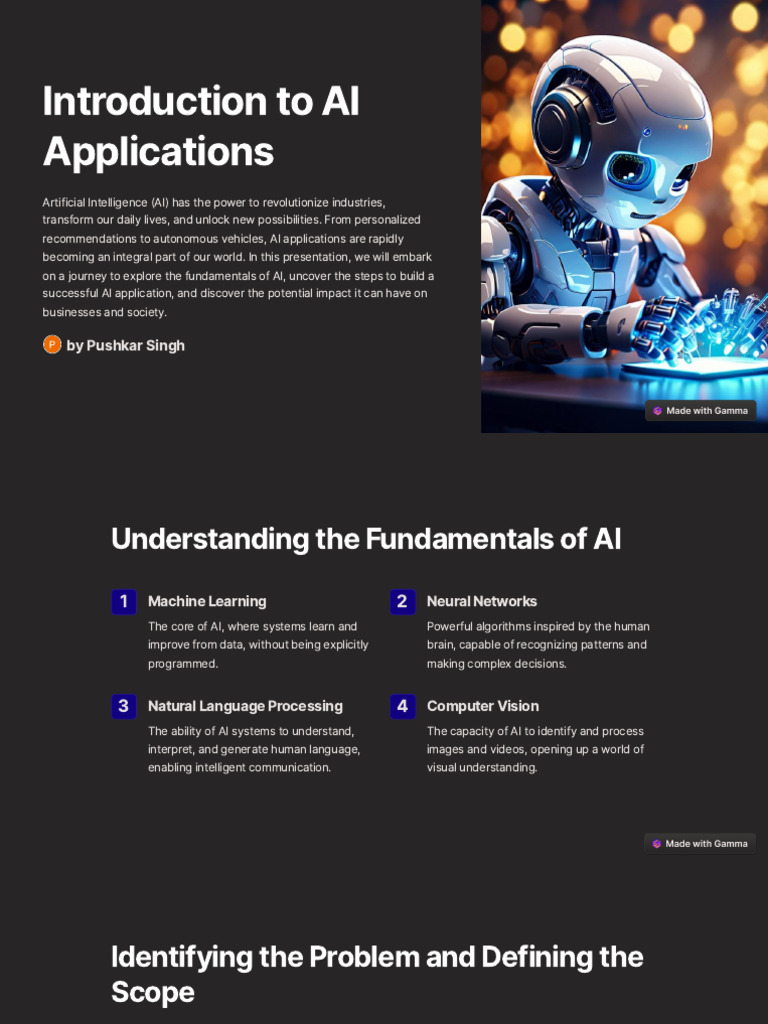 Introduction-to-AI-Applications | PDF