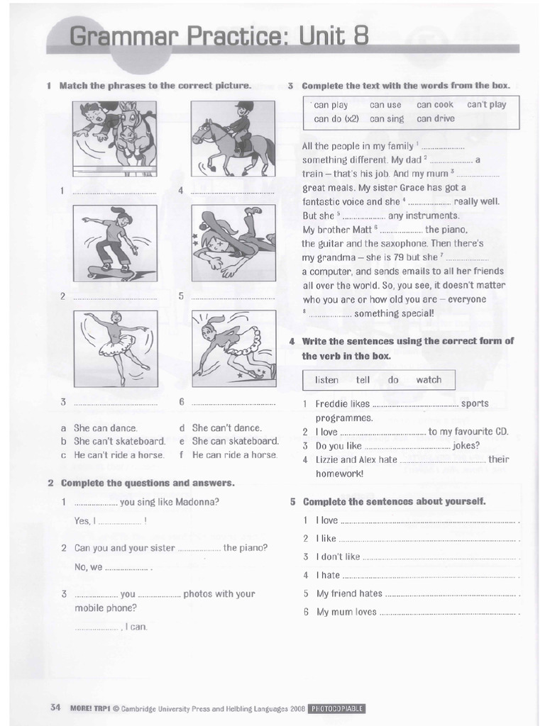 More 1 - Unit 8 | PDF