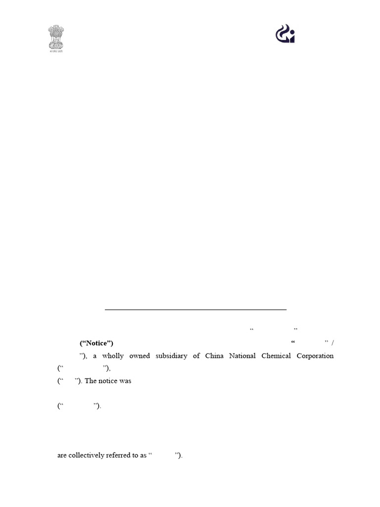 Passed The Combination Under Voluntary Undertaking | PDF