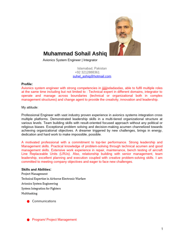 Resume Sohail | PDF