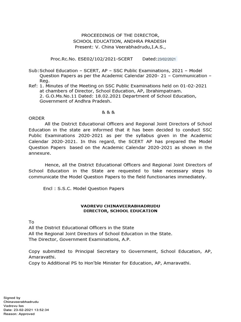 DEO Model Papers | PDF