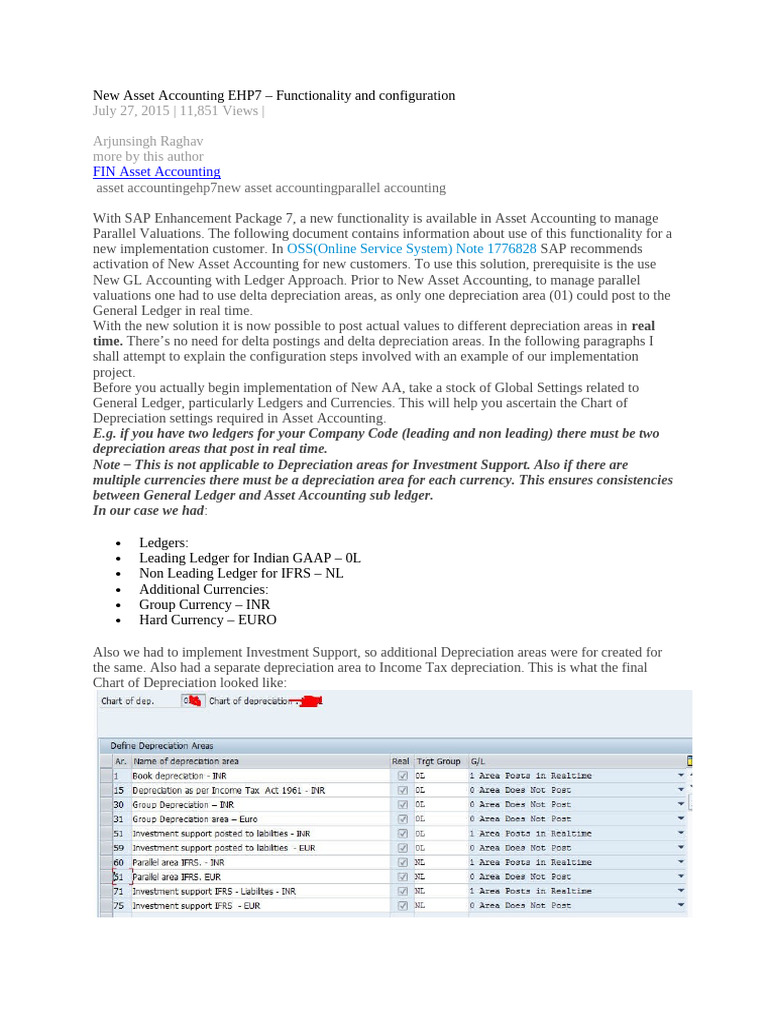 3 New Asset Accounting EHP7 | PDF