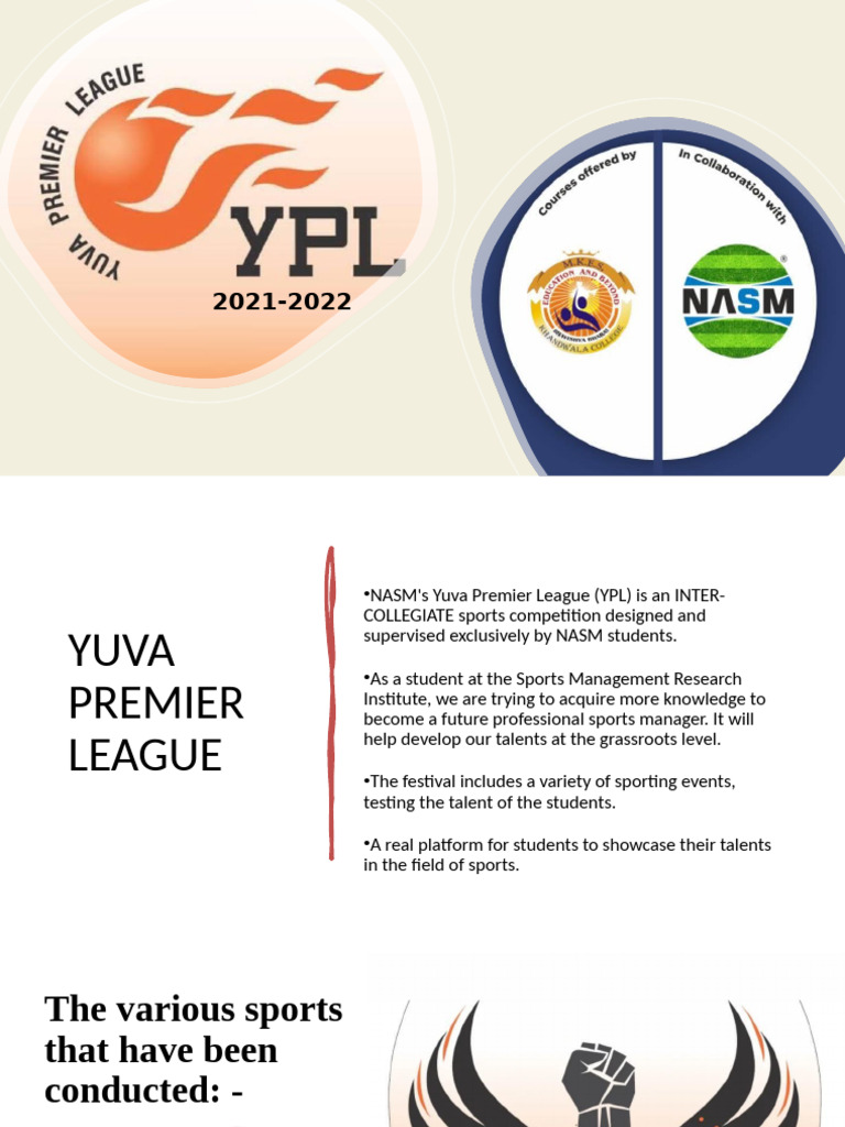 Yuva Premier League - Final | PDF