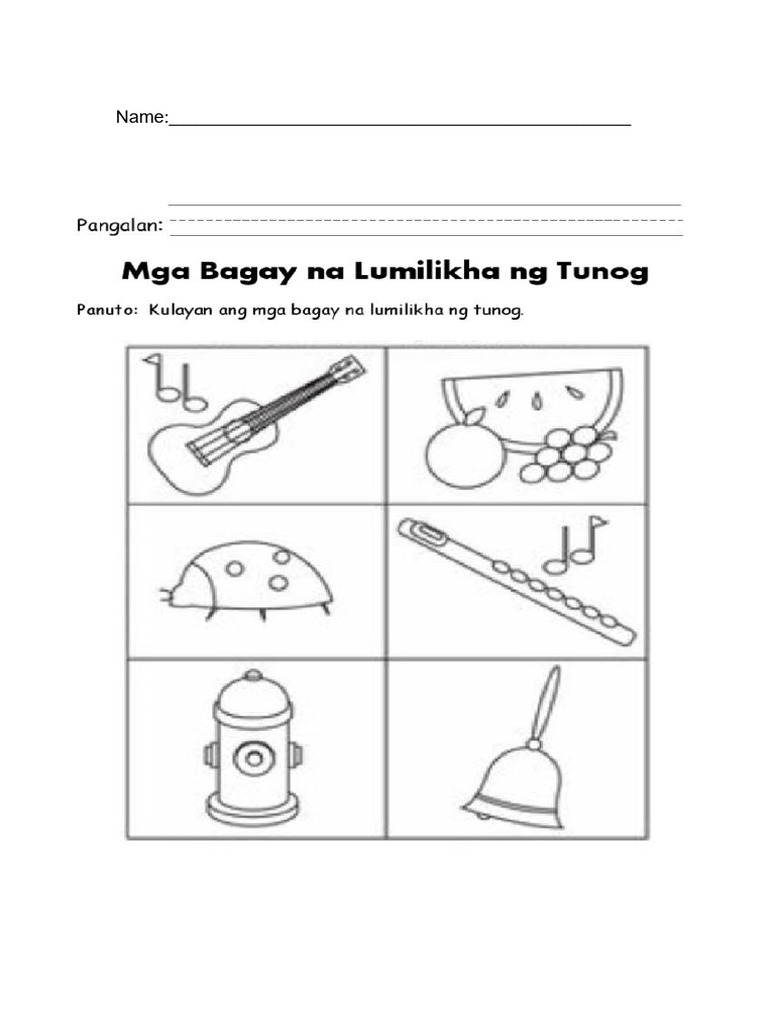Mga Tunog Pdf