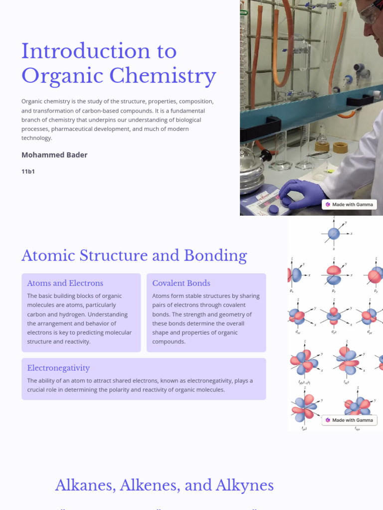 Introduction To Organic Chemistry | PDF