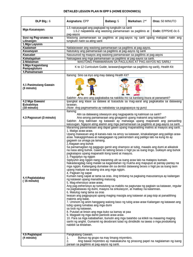 DLP 6 Q2 Epp 5 | PDF