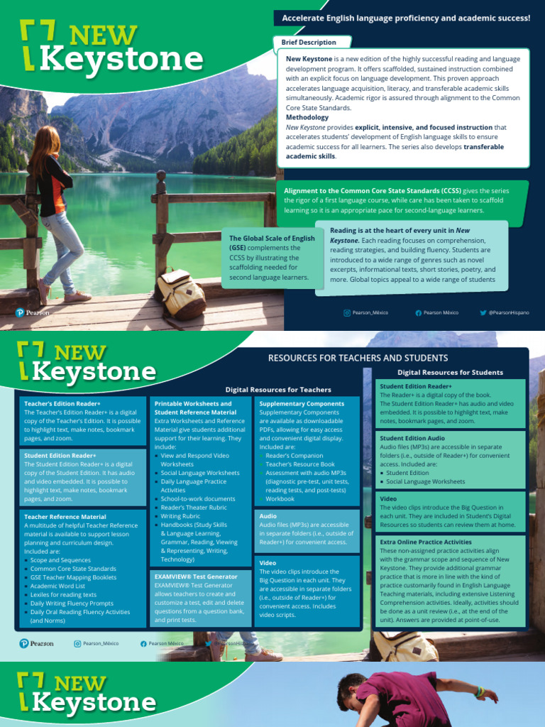 New Keystone | PDF | Reading Comprehension | Second Language Acquisition