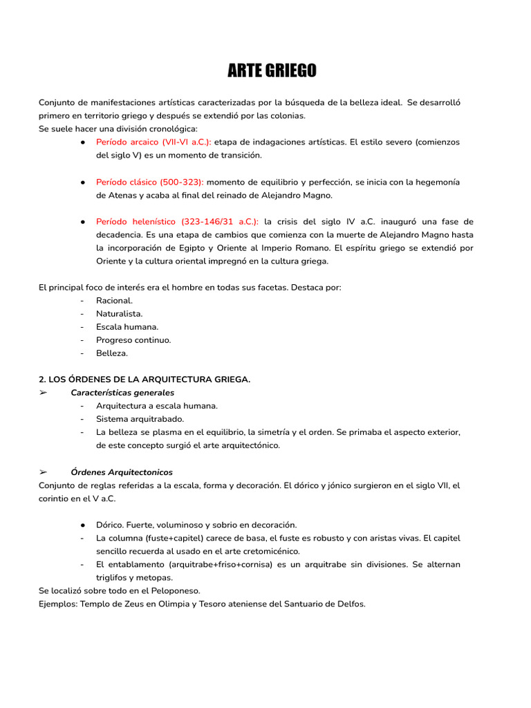 Tema HDA Griego | PDF