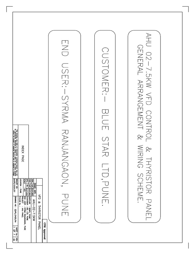 2.ahu-02-7.5kw With Heater Panel 03.07.2024 Rev-00 | PDF