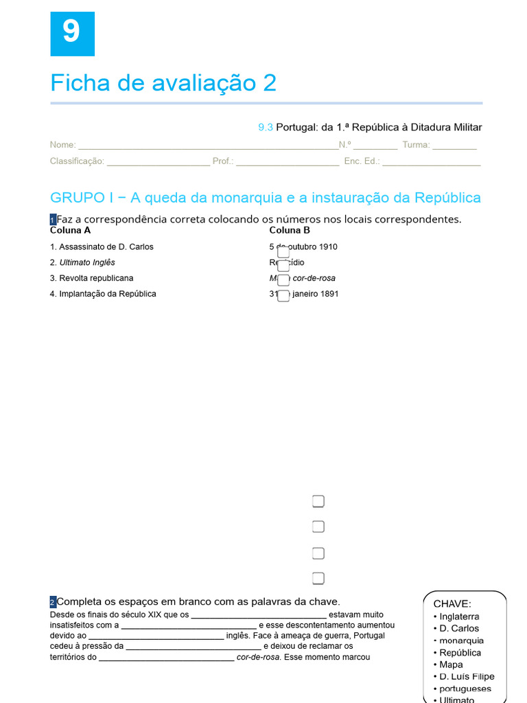 mh9 Fichanee 2 Avaliacao | PDF