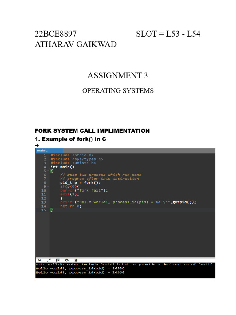 Assignment 3 Pdf Computer File Operating System 4431