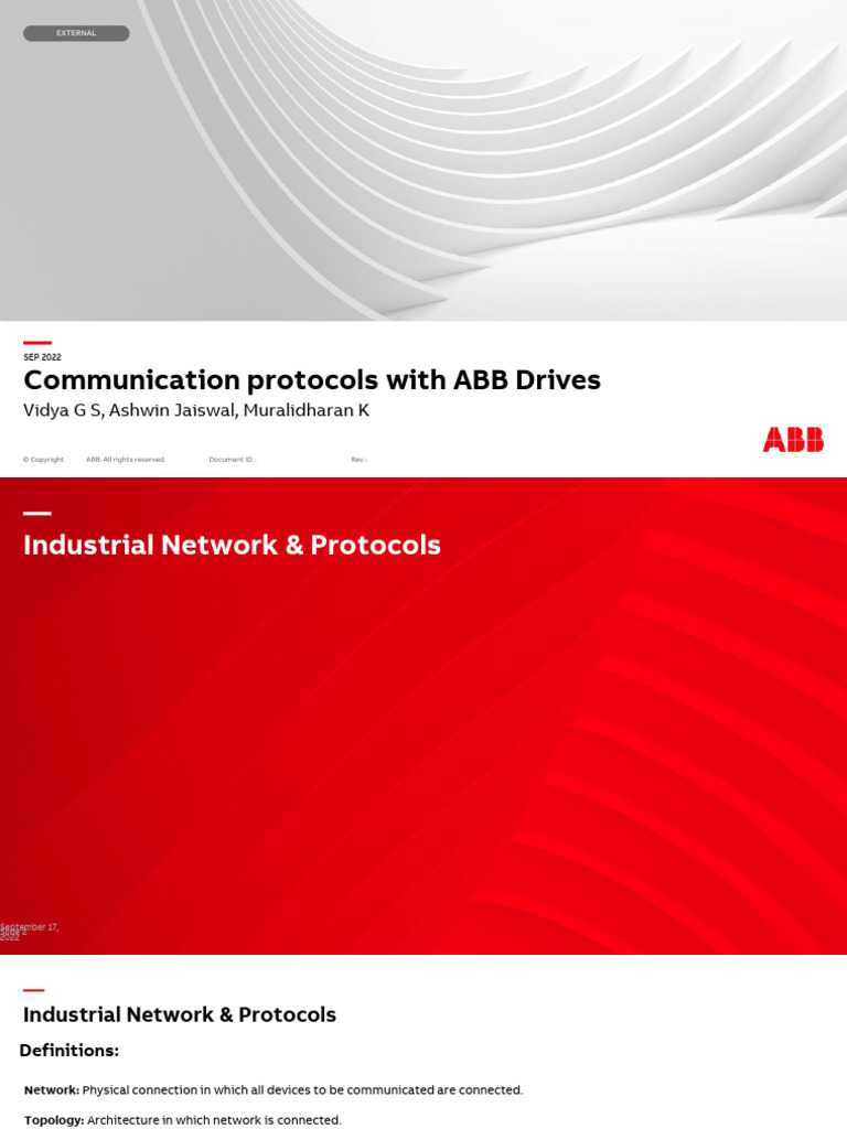Communication - Protocols - Modbus, Profibus, Profinet | PDF