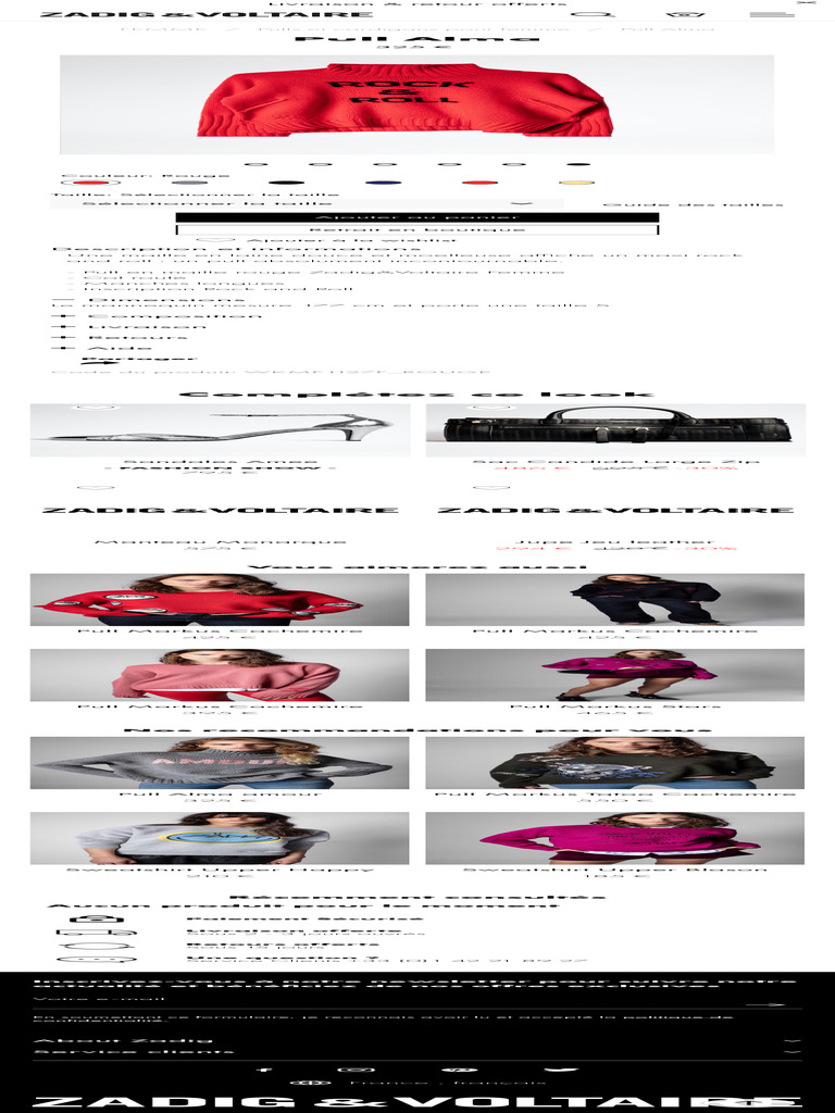 Pull Alma - Pull Femme Zadig&Voltaire | PDF