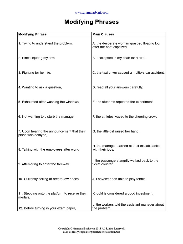 modifying-phrases | PDF