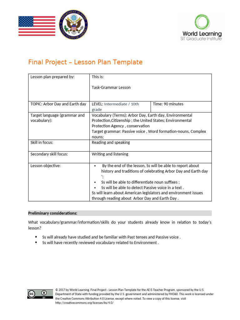 Final Project Lesson Yanita - Nikolova | PDF