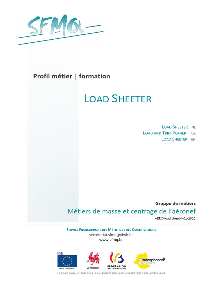 AERO Load - Sheet V01 2022 | PDF