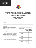 Uasa English Year 4 | PDF
