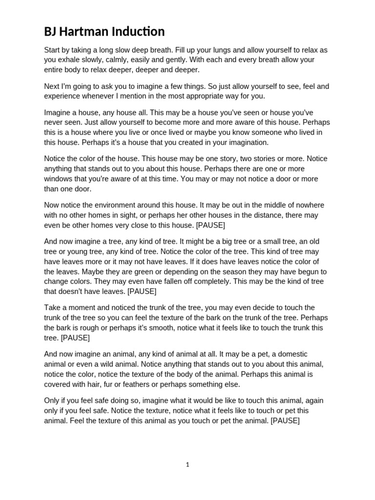 BJ Hartman Induction | PDF