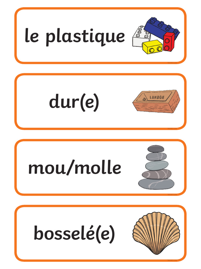 FR T T 1216 Cartes de Vocabulaire Les Matieres | PDF